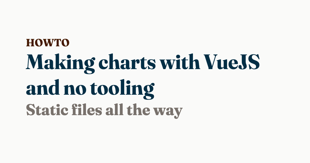 Making Charts With Vuejs And No Tooling Will Schenk 9570
