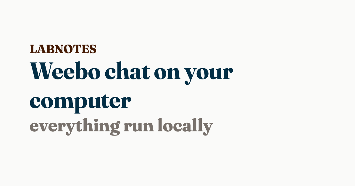 Weebo chat on your computer | Will Schenk